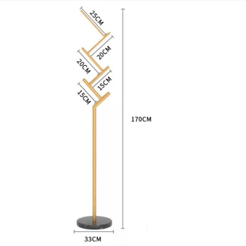 GKMJKI Hangers Floor-to-Ceiling Hangers Floor Hangers Storage Closet Clothes Drying Hangers