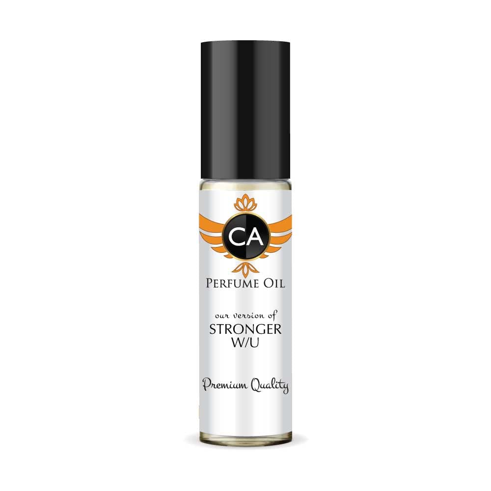 CA Perfume Impression of Stronger W/U For Men Replica Fragrance Body Oil Dupes Alcohol-Free Essential Aromatherapy Sample Travel Size Concentrated Long Lasting Attar Roll-On 0.3 Fl Oz/10ml