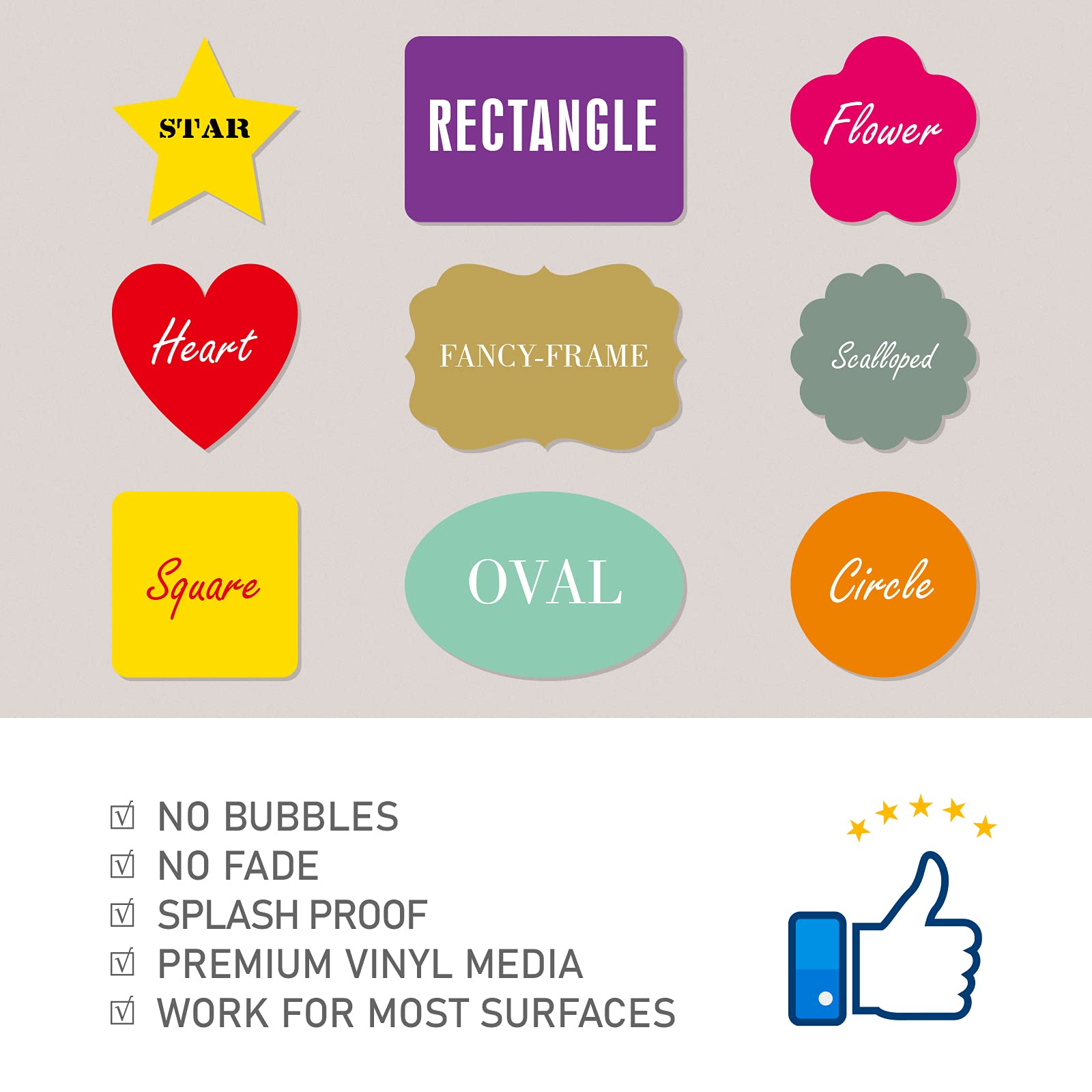 Personalized Labels - Customized Stickers with Any Design Image Logo Text,Custom Thank You Label Stickers, Business Logo,100 Labels (Circle,1.5"x1.5")