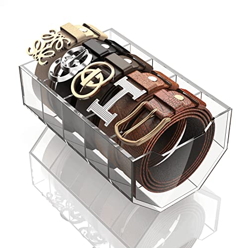JANAUG Men Belt Organizer Womens Belt Storage Organizer for Closet Tie and Belt Rack Organizer 5