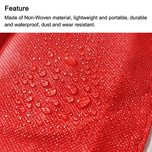PATIKIL Closet Storage Bags, 31.5'' Length Waterproof Clothes Blankets Organizer Bag with Carrying Handles for Bedding, Red