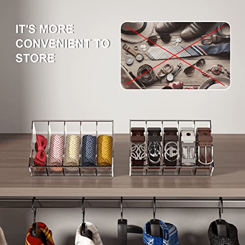 JANAUG Men Belt Organizer Womens Belt Storage Organizer for Closet Tie and Belt Rack Organizer 5