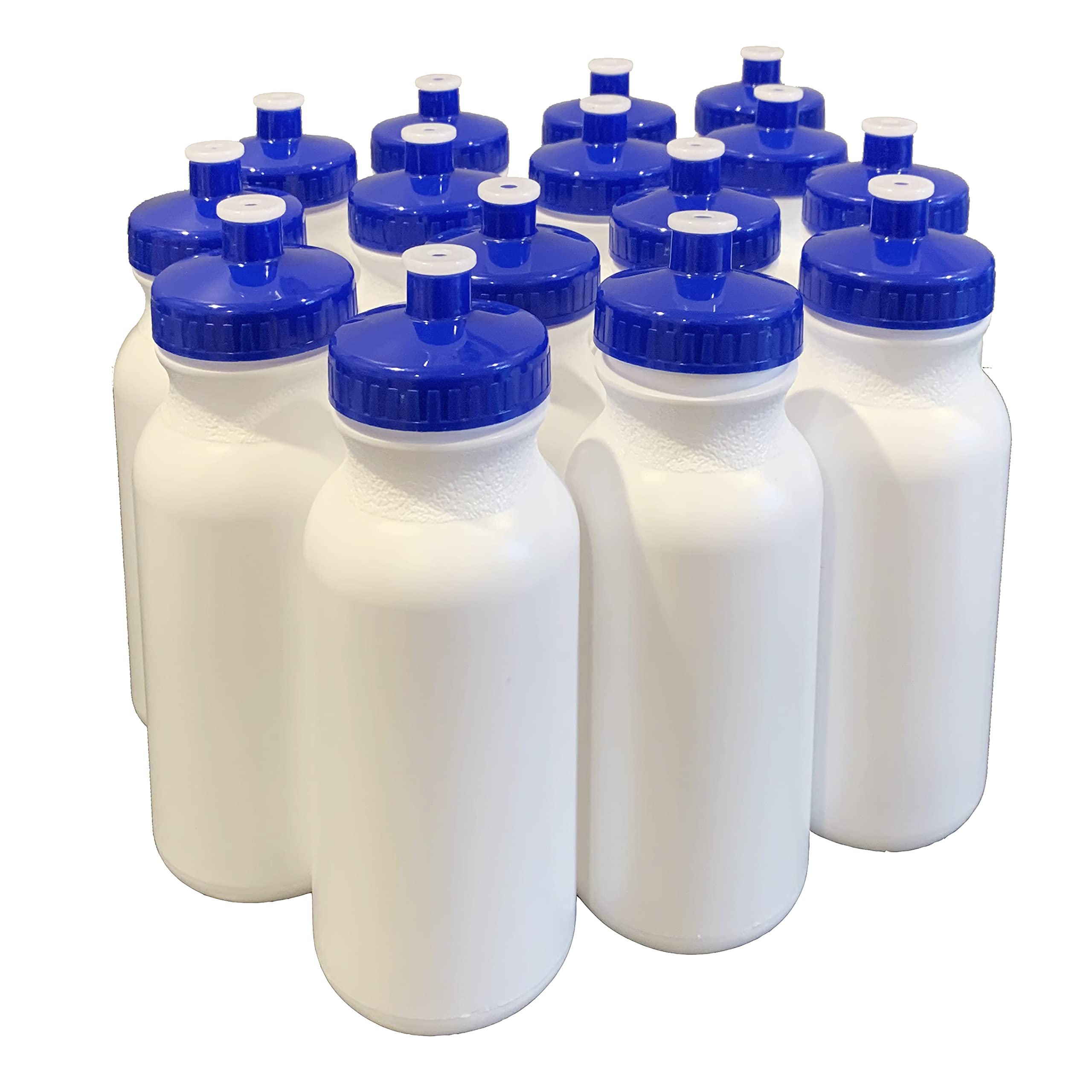 100 Pack bulk water bottles, 20oz water bottles in bulk, reusable water bottles bulk, plastic water bottles bulk, bulk water bottles reusable, water bottles in bulk,Made in the USA. (100)