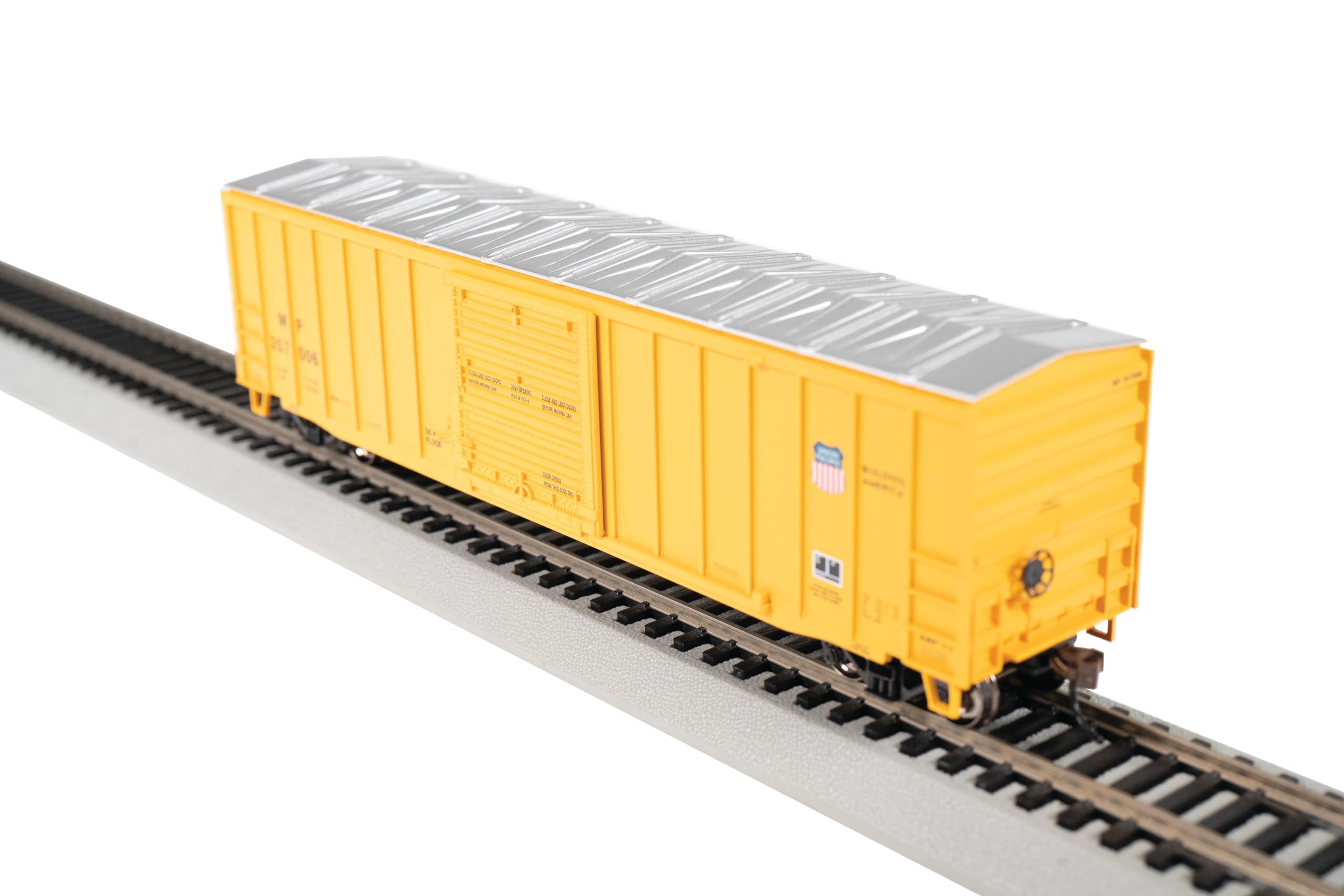Bachmann Trains - 50'-6" Outside BRACED Sliding Door Box CAR - Union Pacific #357006 - HO Scale, Prototypical Colors