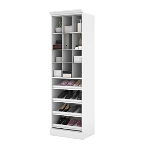 Bestar Versatile 25β Closet Organizer in White