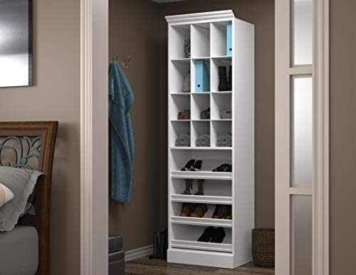 Bestar Versatile 25β Closet Organizer in White