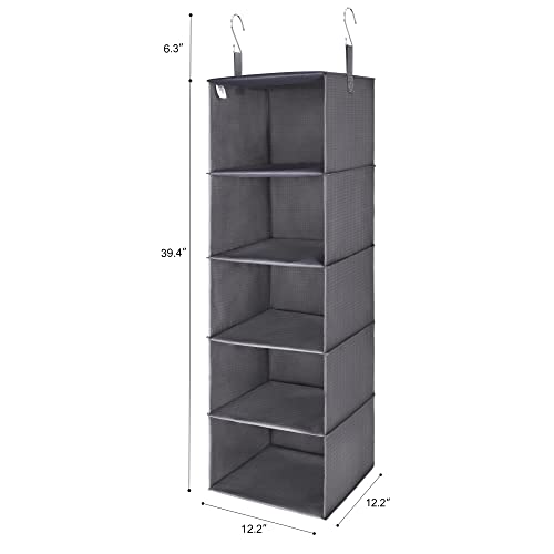 GRANNY SAYS Bundle of 1-Pack Closet Hanging Organizer & 1-Pack Hanging Closet Organizers and Storage