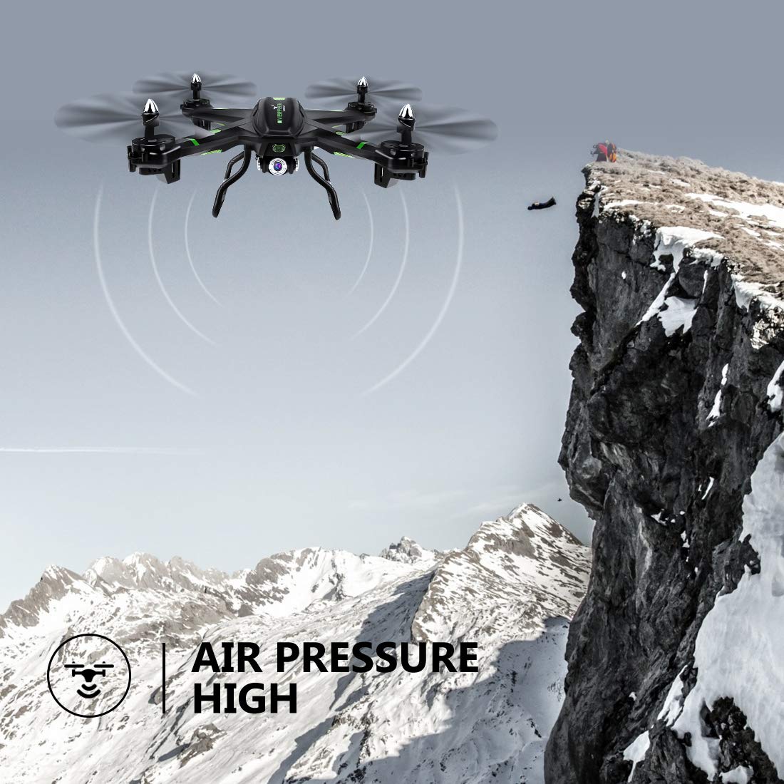 Aomola S5 Drone with Camera for adults,Wide-Angle 1080P HD FPV Live Video RC Quadcopter with Altitude Hold,Headless Mode,One Key Return,3D Flips&Rolls,Compatible w/VR Headset