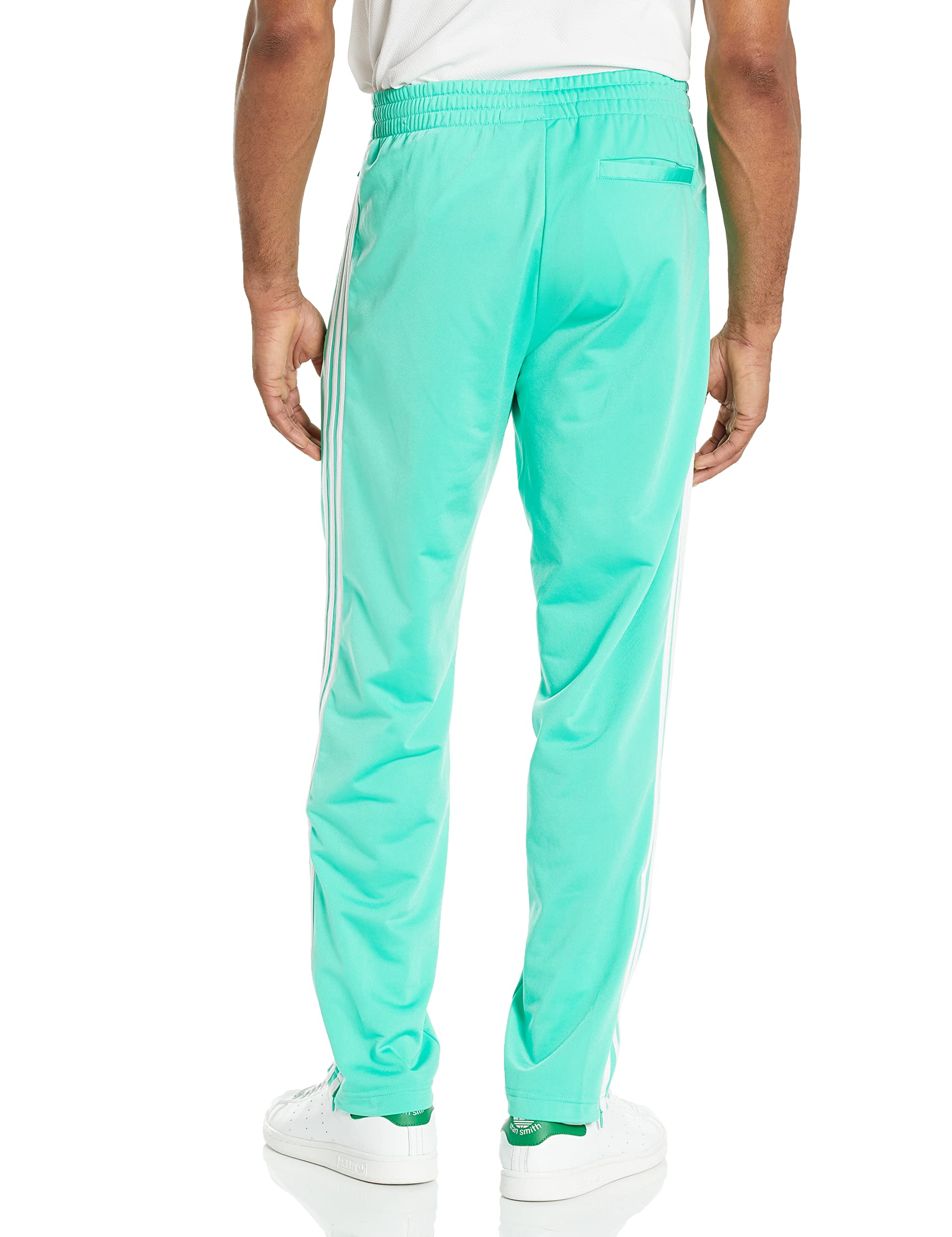 adidas Originals Men's Adicolor Classics Firebird Track Pants, Green (Primeblue), Medium