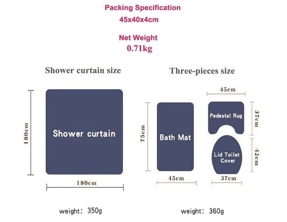 StarBlue-HGS Dream Catcher Wolf King Waterproof Shower Curtain Set Setting Sun Tribal Animal Wolf Bathroom Bathtub Mat Toilet Cover Mat Set