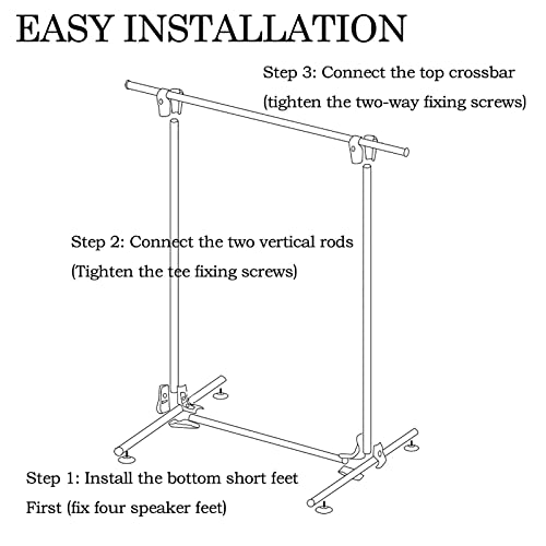 ZBYL Metal Clothes Rack Garment Wardrobe Rack, Mobile Free Standing Clothing Rolling Rack with Wheels, Portable Laundry Hanging Organizer Rack with Bottom, Retractable 120-200cm