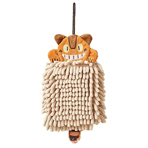 2Pcs Hand Towels for Bathroom Kitchen,Cute Cat Quick-Dry Hanging Hand Towels Decorative for Bathroom Face Towels,