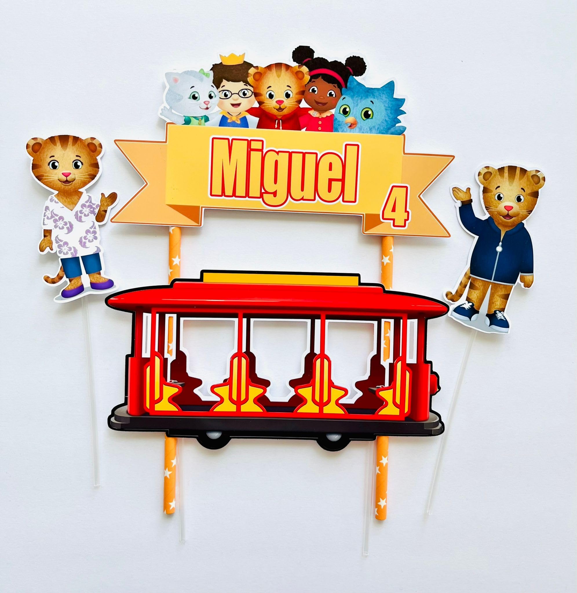 Personalized Neighborhood Themed Cake Topper