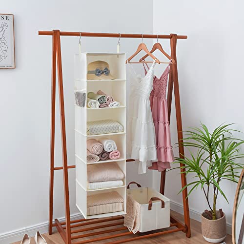 GRANNY SAYS Bundle of 1-Pack Shelf Organizer for Closet & 1-Pack Closet Hanging Storage Shelves