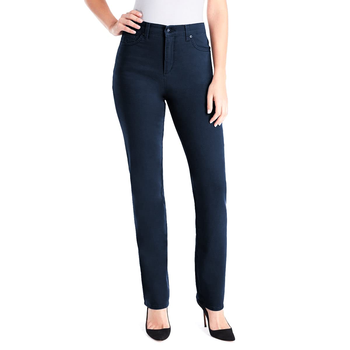 Gloria Vanderbilt Ladies' Amanda Stretch Denim Jean - Portland Wash 22 Plus