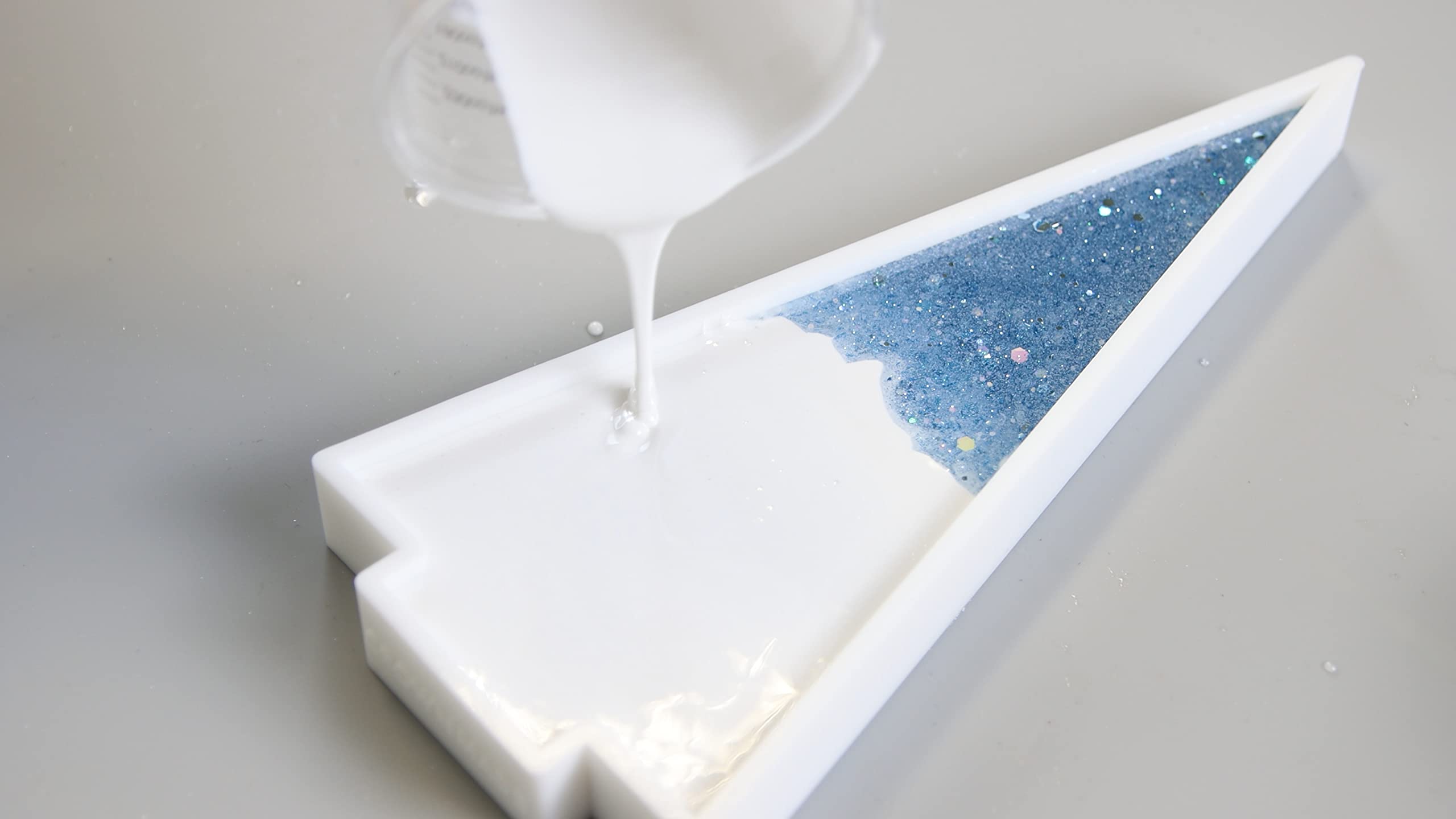 CROWNMADE Resin Christmas Tree Mold Silicone Christmas Mold for Resin Decoration