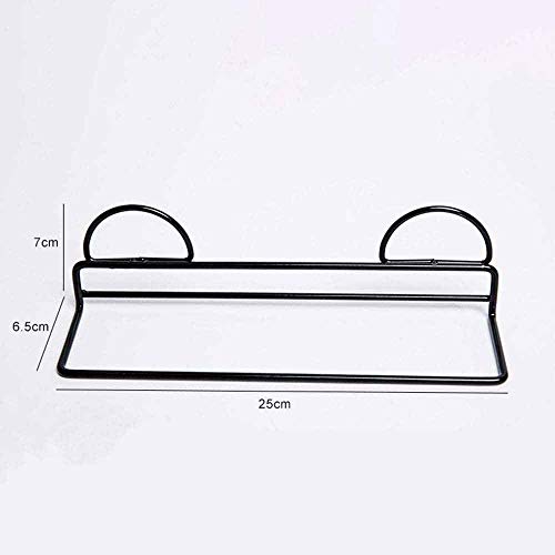 MFCHY Paste Wrought Iron Shoe Rack Bathroom Slippers Shelf Home Living Room Creative Shoe Hook Suction Wall-Mounted Shoe Rack