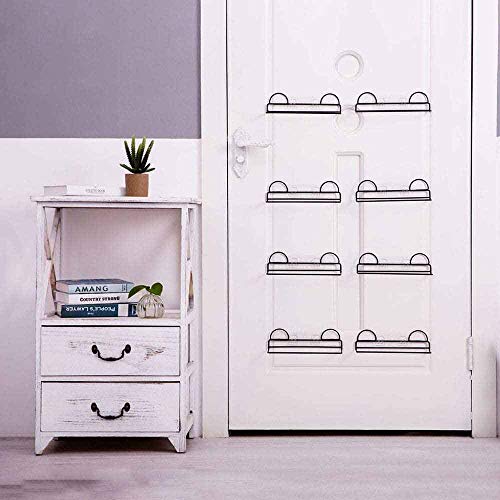 MFCHY Paste Wrought Iron Shoe Rack Bathroom Slippers Shelf Home Living Room Creative Shoe Hook Suction Wall-Mounted Shoe Rack