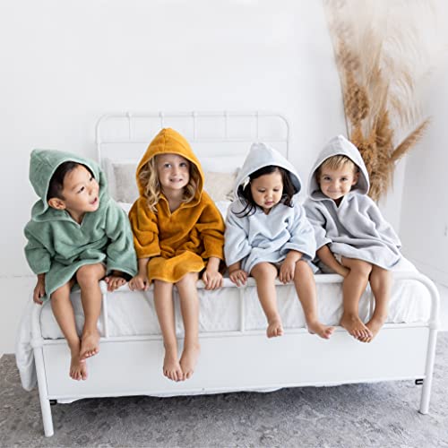 Natemia Organic Hooded Poncho Towel – Ultra Soft and Absorbent Cloud Touch Cotton Kids Cover-Up