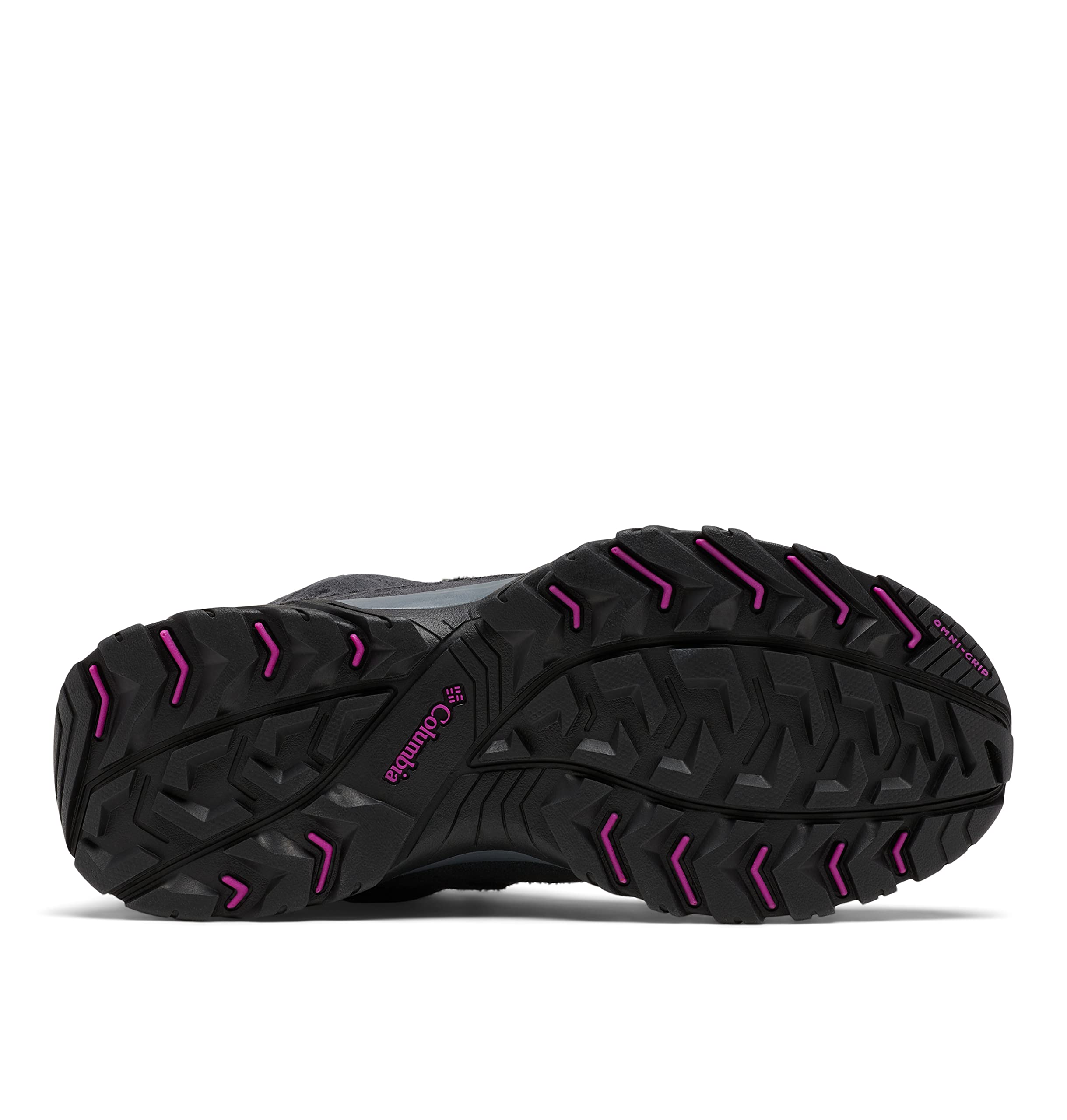 Columbia Womens Crestwood Mid Waterproof Boot Hiking Shoe, Graphite, Bright Plum, 9 US