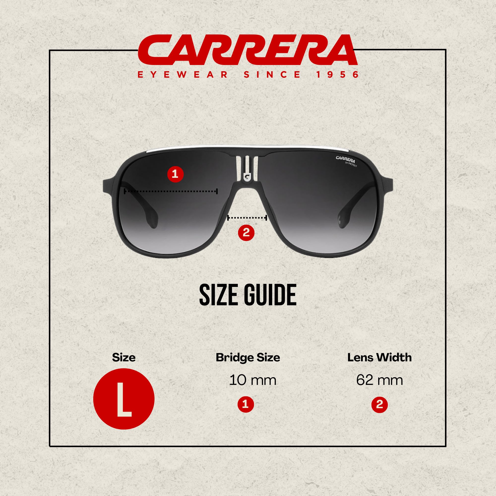 Carrera CA1007/s 0003/9O 62MM Matte Black/Dark Grey Gradient 62MM Rectangular Sunglasses for Men + BUNDLE with Designer iWear Eyewear Kit