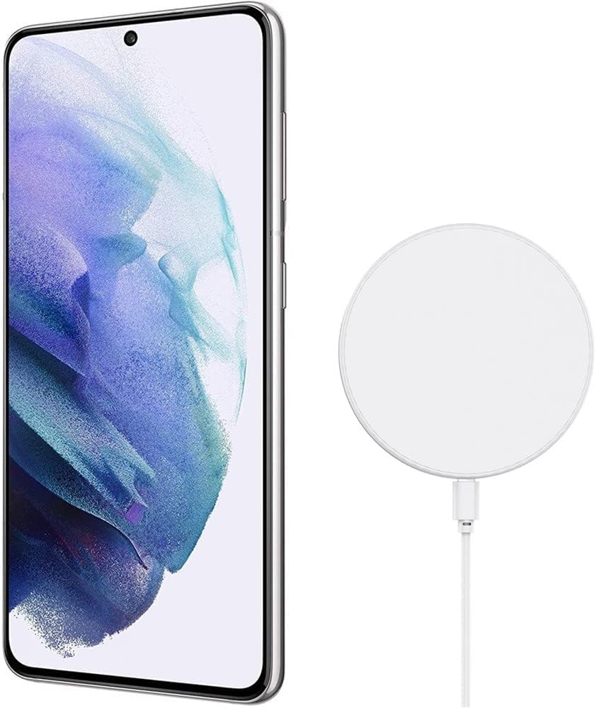 SAMSUNG Galaxy S21+ Plus 5G (128GB, 8GB) 6.7" AMOLED 2X, Snapdragon 888, Global 5G Volte (GSM + CDMA) Factory Unlocked (AT&T, Verizon, T-Mobile, Metro) G996U (Wireless Charger Bundle, Phantom Black)
