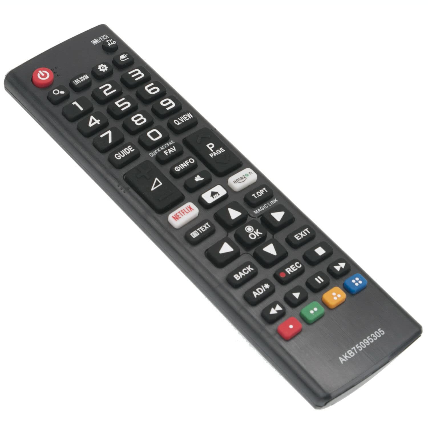 Universal Remote for LG TV Remote Control (All Models) Compatible with 28LM400B-PU and All LG Smart TV LCD LED 3D HDTV AKB75375604 AKB75095307 AKB75675304 AKB74915305,