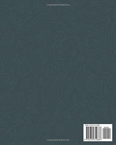 ADDRESS BOOK: Large Print Address Book with Pretty Floral Design, Keep Track of Addresses, Emails, Phone Numbers (Work, Home & Mobiles), Birthdays, Notes ..., More than 300 Entry Spaces!