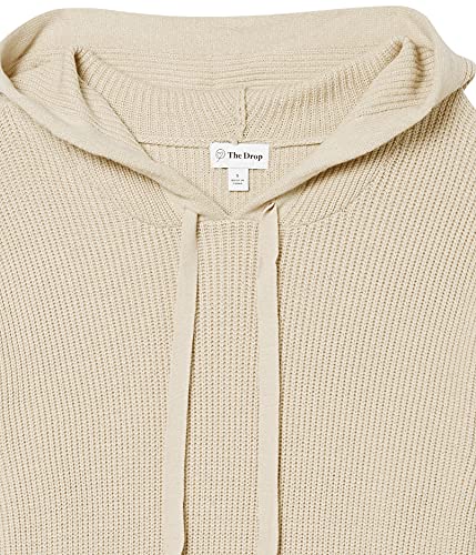 The Drop Women's Claudia Cuddle Hoodie Midi Dress, Crème Brulee, M