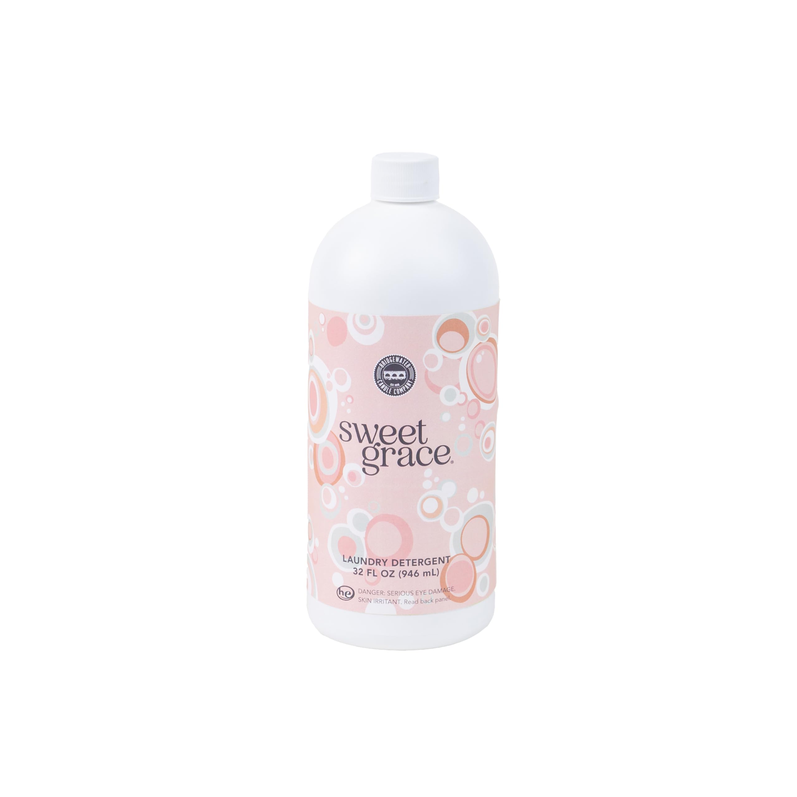 Bridgewater Candle Sweet Grace 32 oz Laundry Detergent Liquid | Highly Scented Luxury Laundry Experience | Deep Cleaning and Powerfully Fragranced