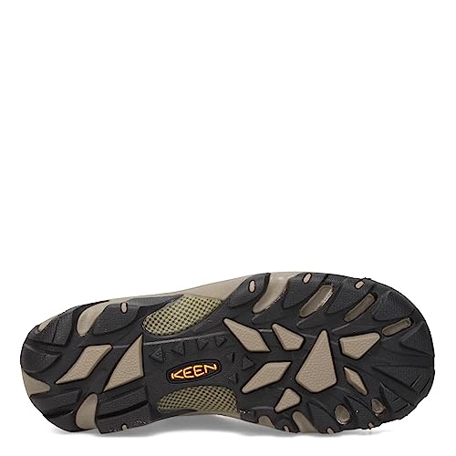 KEEN mens Targhee 2 Soho Slip on Leather Casual Shoe, Veg Brown/Black, 10.5 US