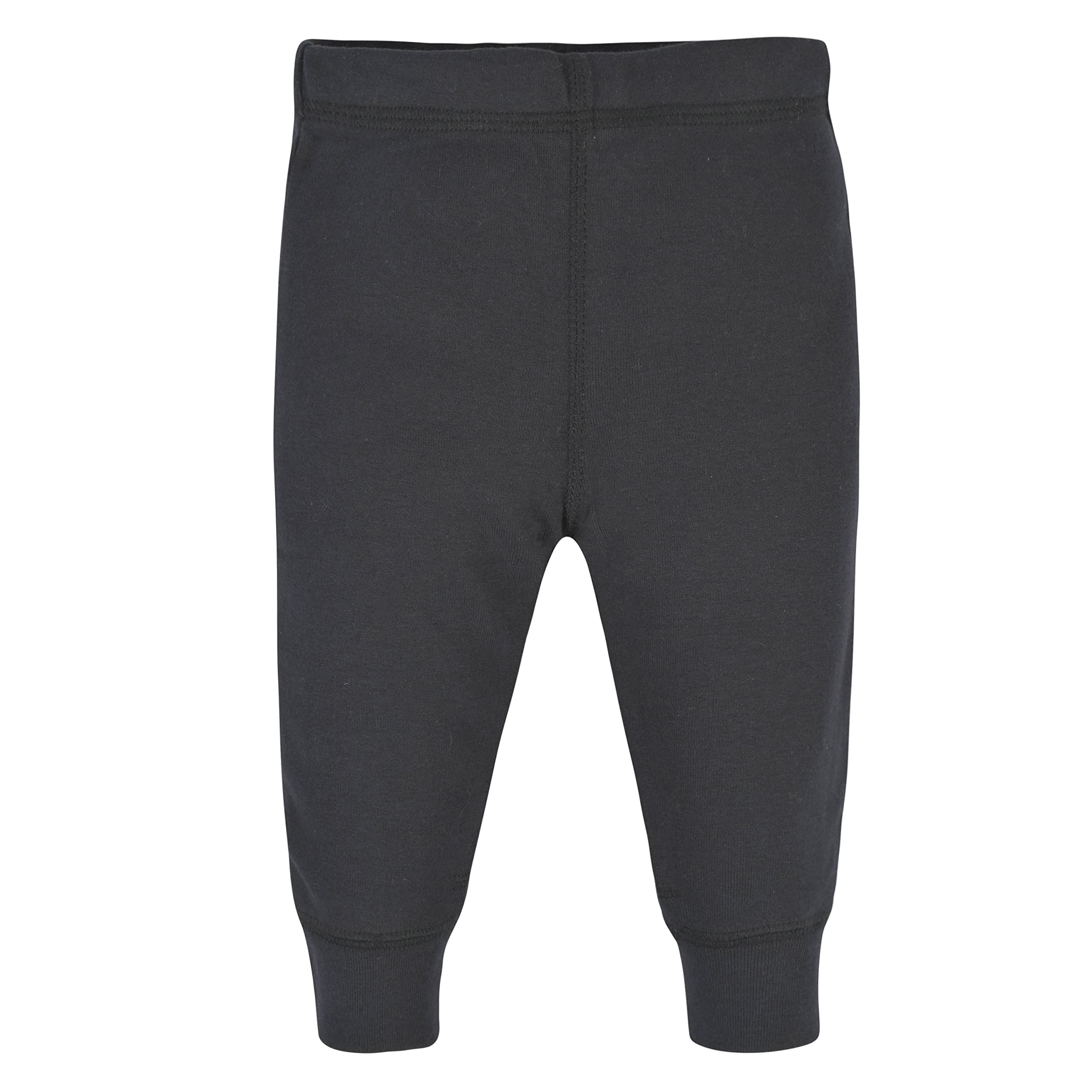 Gerber Baby Boys' Multi-Pack Pants, Gray Heather/Black, 18 Months