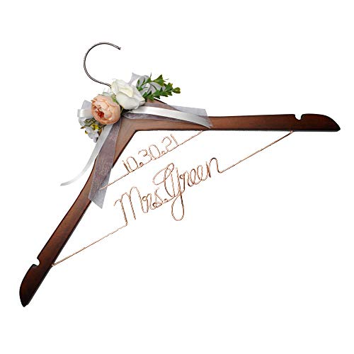 Bride Hanger, Wedding Hanger, Wedding Gift, Personalized Bride Hanger, Honor Maid, Bridesmaid, Doctor, Graduation Dress Hanger