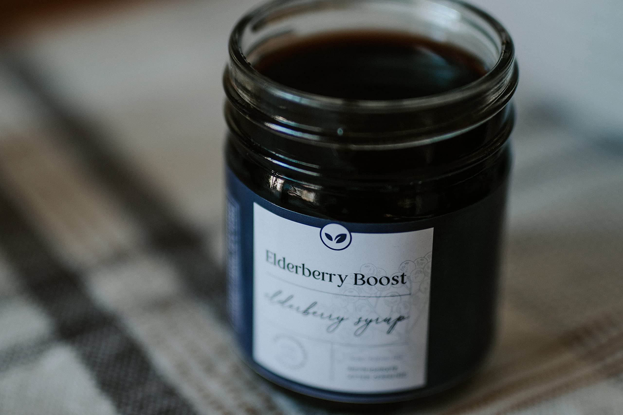 Elderberry Boost - Organic Elderberry Syrup with Raw Honey - Made for Kids & Adults (16 oz)