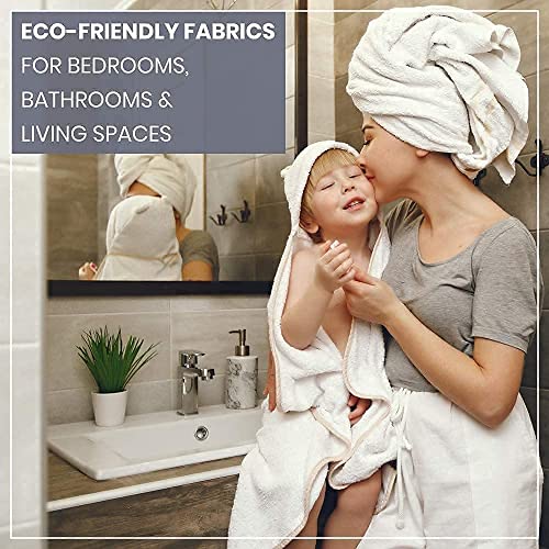 Bath Sheets - 100% Cotton Extra Large Bath Towels, 2 Piece Bath Sheet Set, Quick Dry, Super Soft Shower Towels, Highly Absorbent Bathroom Towels, Hotel Spa Quality, 35 x 65 inch - Ivory