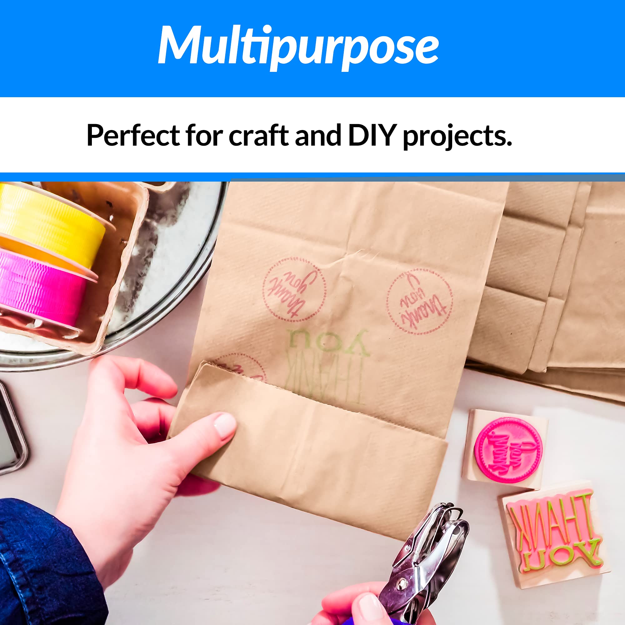 Reli. Brown Paper Bags | 500 Count | Paper Lunch Bags Ideal for Small Lunches and Crafts | Perfect for Sandwiches and Snacks