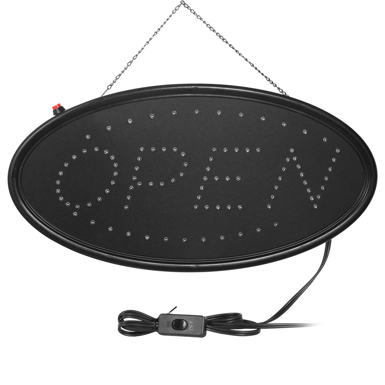 Open LED Sign, Ultra Bright LED Business Open Sign, Advertisement Board High Visibility Electric Display Sign,18.9x8.3inch Two Modes Flashing&Steady Light for Business,Walls,Window,Shop,Bar,Hotel