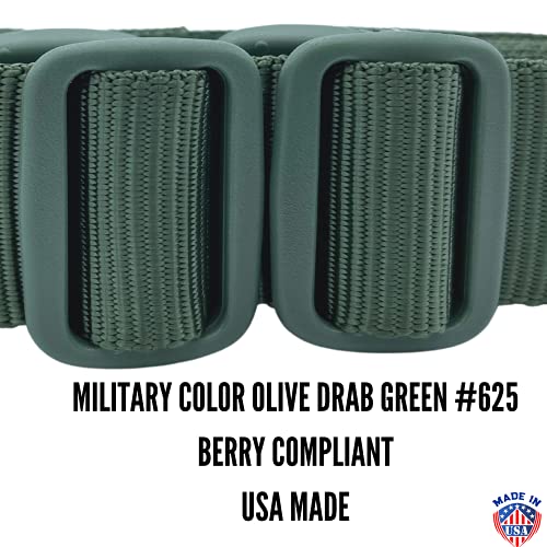 Premium USA Made Rifle Sling with Flat Tubular Webbing for Superior Comfort and Strength. 100% USA Made by Blu Collar Workers