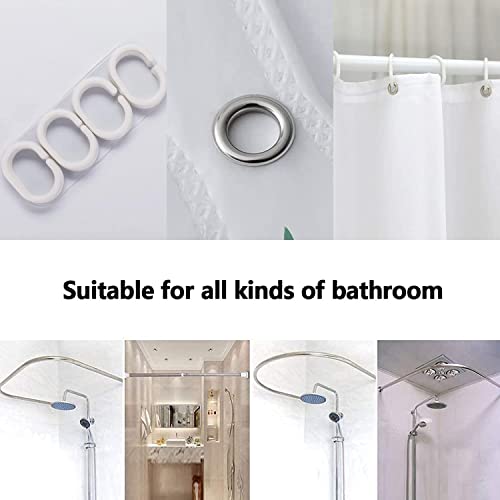 Golf Bathroom 4 Pieces Set Shower Curtain, Toilet Lid Cover and Bath Mat, Non-Slip Rugs, Durable and Waterproof, for Bathroom Decor Set, 72" x 72"