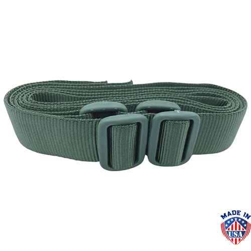 Premium USA Made Rifle Sling with Flat Tubular Webbing for Superior Comfort and Strength. 100% USA Made by Blu Collar Workers