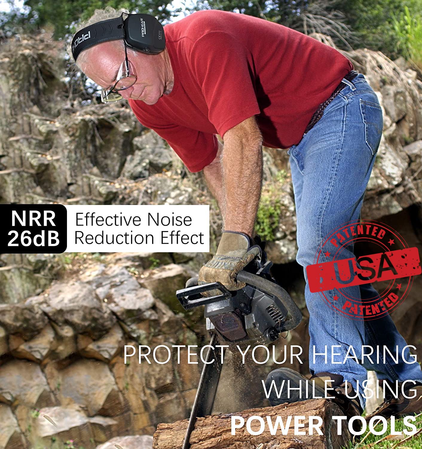 PROHEAR 016 & 030 Passive and Electronic with Bluetooth Shooting Ear Protection Safety Earmuffs, Slim Hearing Protector with Low-Profile