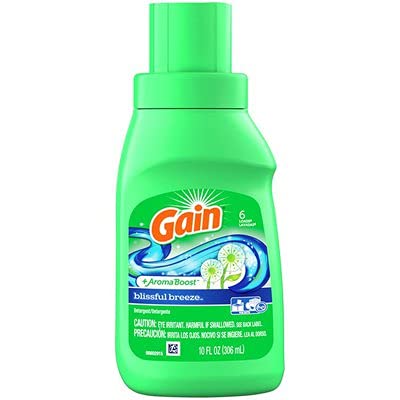Gain Blissful Breeze Aroma Boost Laundry Detergent Travel Size 10 Oz