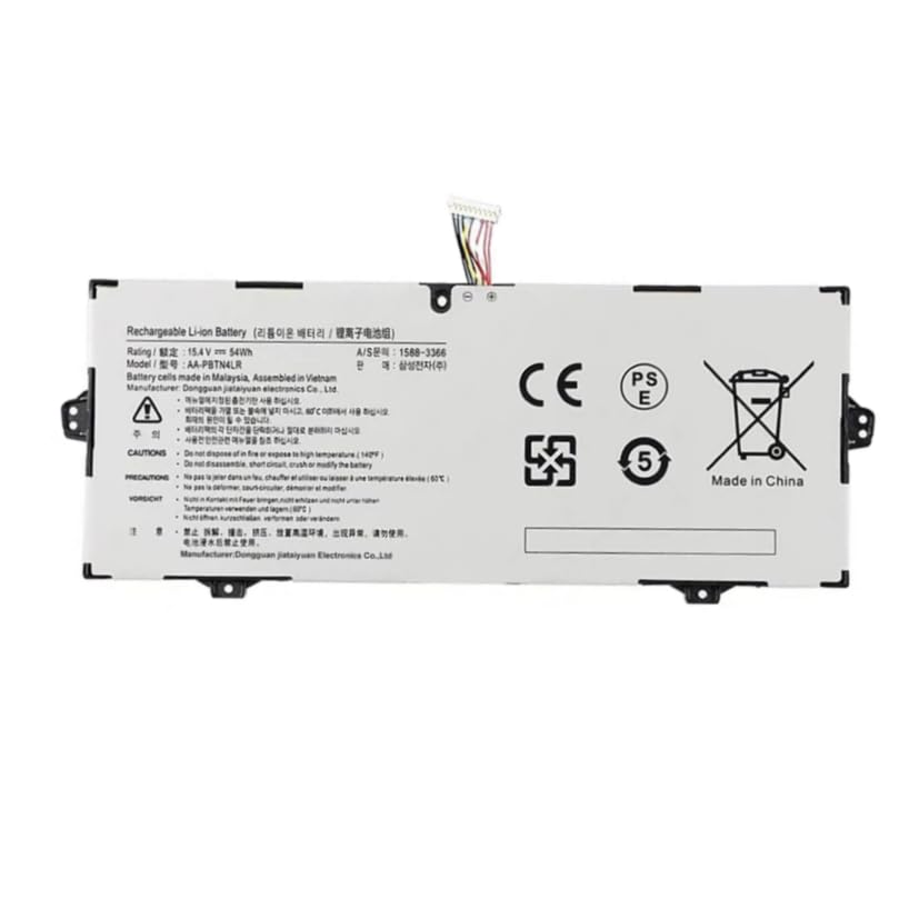 Yafda AA-PBTN4LR New Laptop Battery for Samsung 9 Pro 15″ NP940X3M NP940X5M NP940X5N NP940X3M-K01US NP940X3M-K02US NP940X5M-X01US NP940X5N-X01US Series