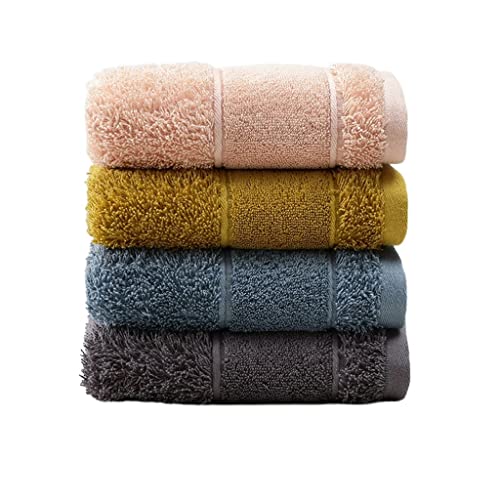 YLLWH Towel wash a face Home Water Absorption Women and Couples take a Bath Long Staple Cotton Wipe Hair Towel