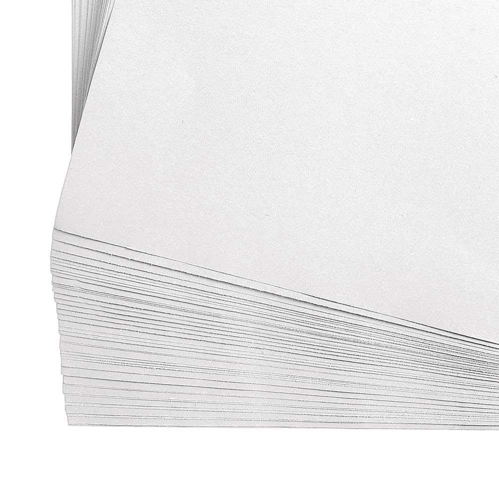 Construction Paper,White,12 inches x 18 inches,500 Sheets,Heavyweight Construction Paper,Crafts,Art,Kids Art,Painting,Coloring,Drawing,Creating,Paper,Art Project,All Purpose