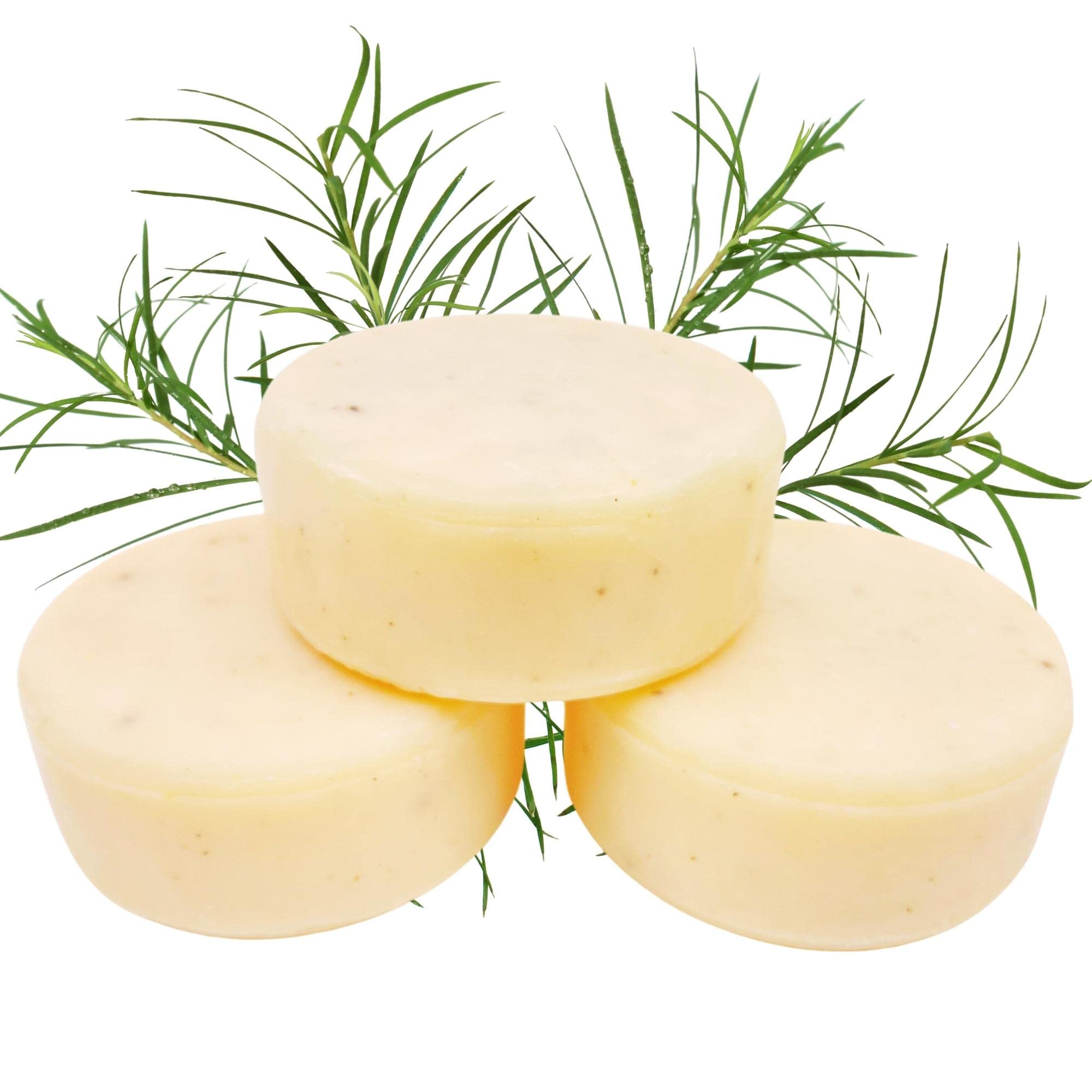 Zero Waste Natural Dish Soap Bar (Pack of 3 Bars) - Solid Vegan Dishwashing Block - Cold Processed, Eco Friendly Plastic Free Packaging with Sustainable Organic Ingredients for Kitchen