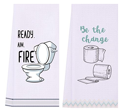 LXOMILL Funny Hand Towels, Funny Bathroom Towel Decor, Decorative Hand Towels for Bathroom, House Warming Gifts for Women
