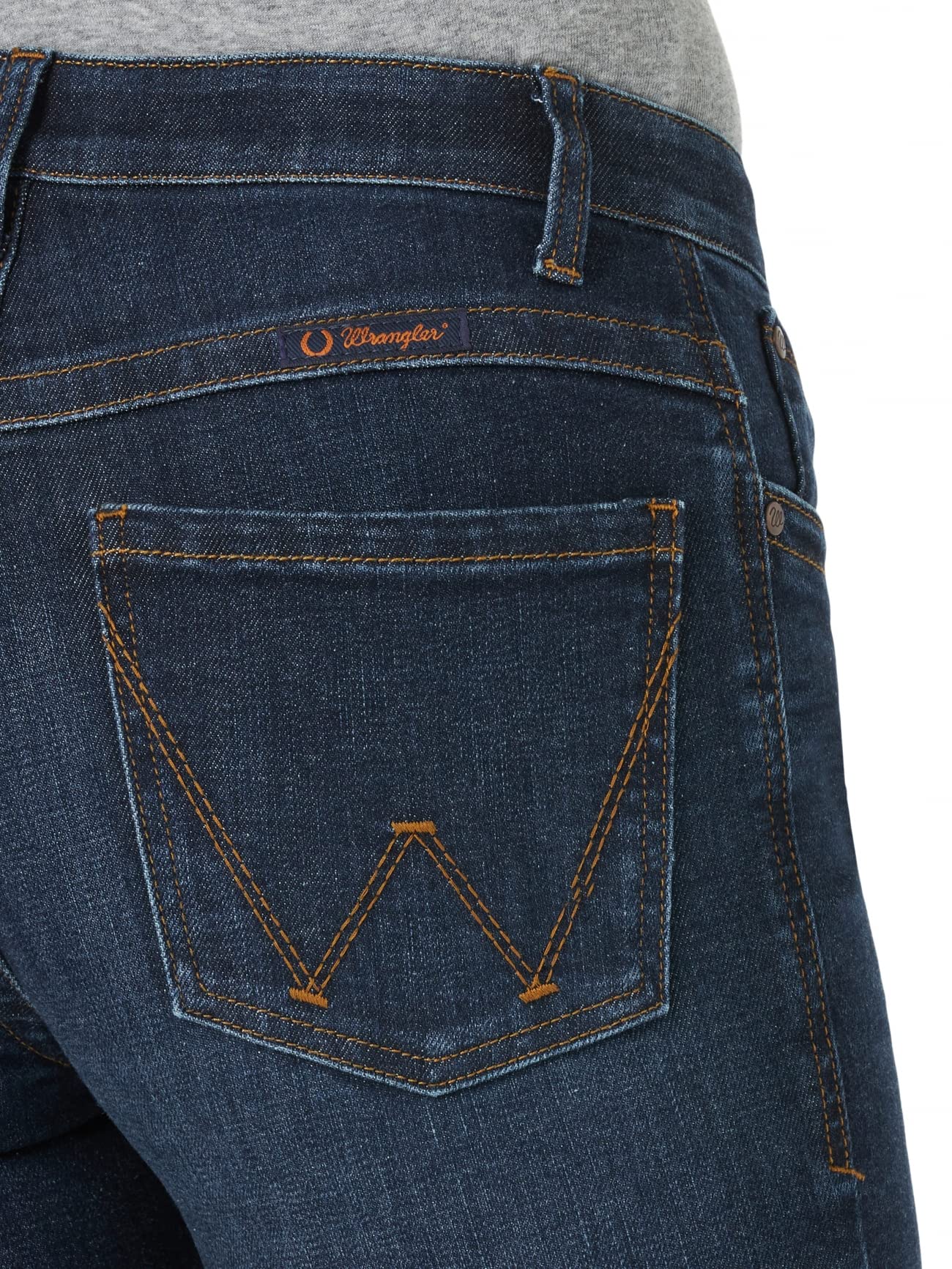 Wrangler Women's Willow Mid Rise Performance Waist Boot Cut Ultimate Riding Jean, Maggie, 7-32