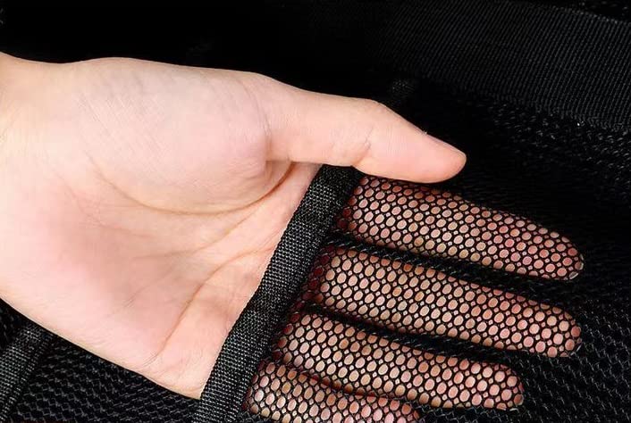 ROVOZAR Mesh Shower Caddy for College Dorm Room Essentials, Hanging Portable Tote Bag Toiletry for Bathroom Accessories (Black)