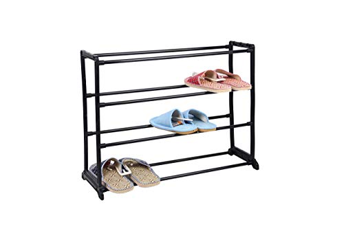 Sunbeam 12-Pair Shoe Rack, Black (SR00754)